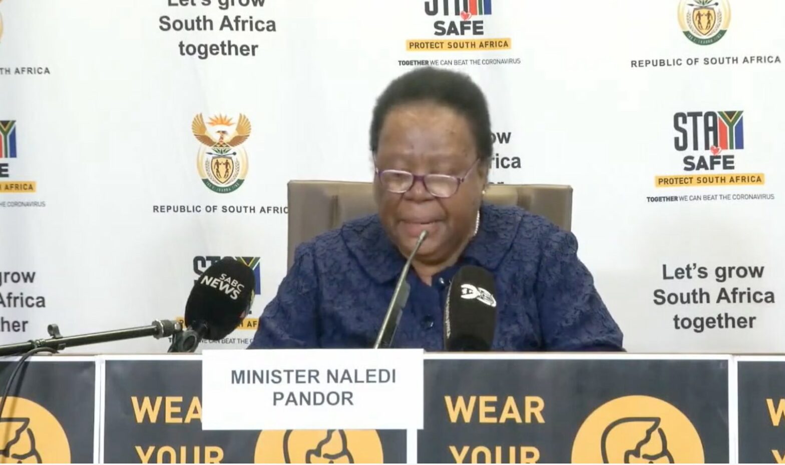 Minister Naledi Pandor on International Developments for the year 2020 ...